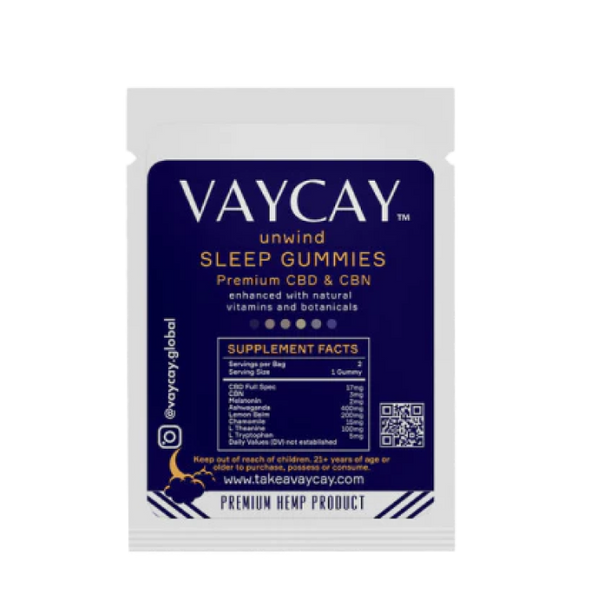 Vaycay | Unwind Sleep Gummies 2-Pack