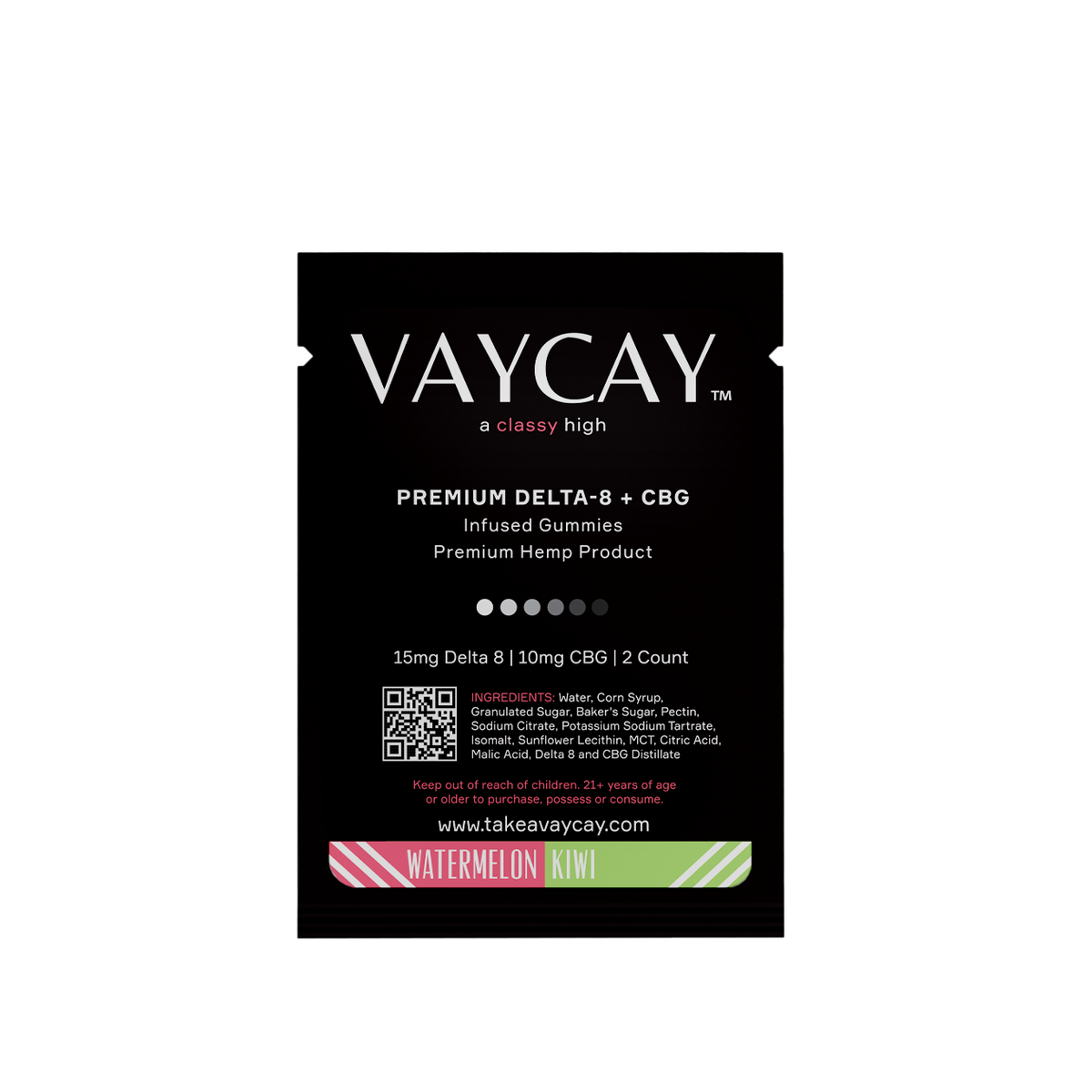 Vaycay | Delta 8 + CBG Gummies 2-Pack